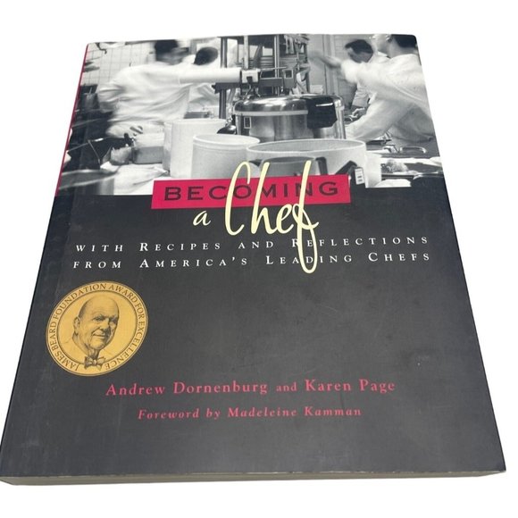 Accents | Vintage Becoming A Chef Paperback Cookbook 1995 By Kamman ...